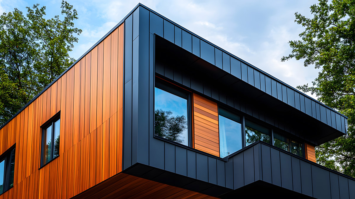 Wood Grain Sheet Metal Siding: Combining Beauty and Durability